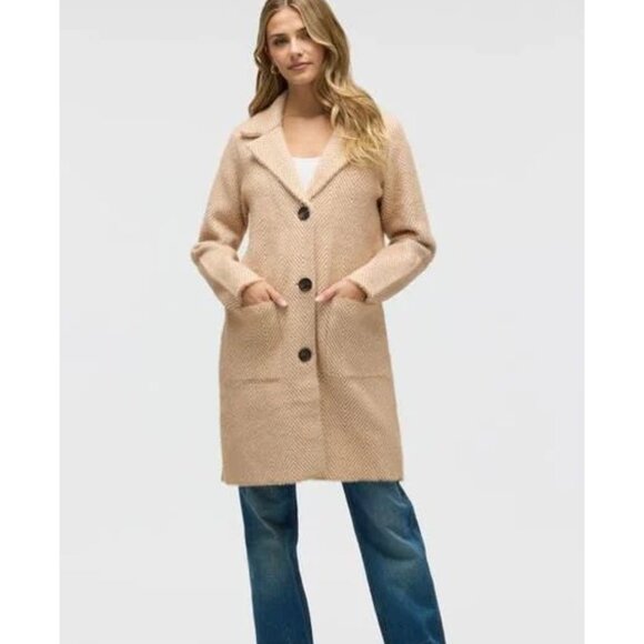 NVLT | Jackets & Coats | New With Tags Nvlt Herringbone Jacket Camel ...